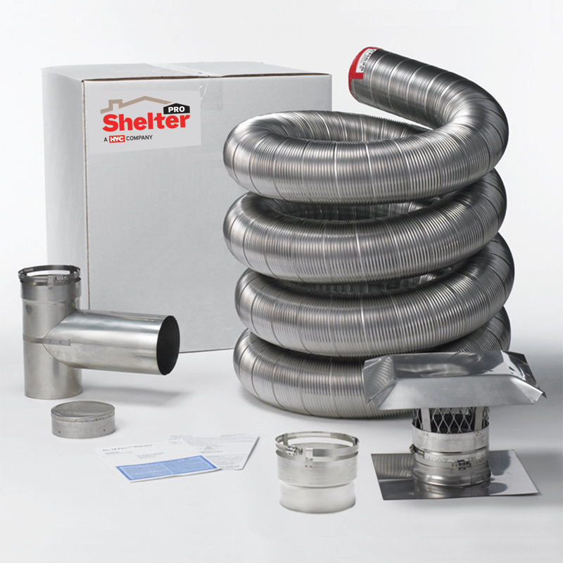 Shelter Pro Steel Venting Kit | Wayfair