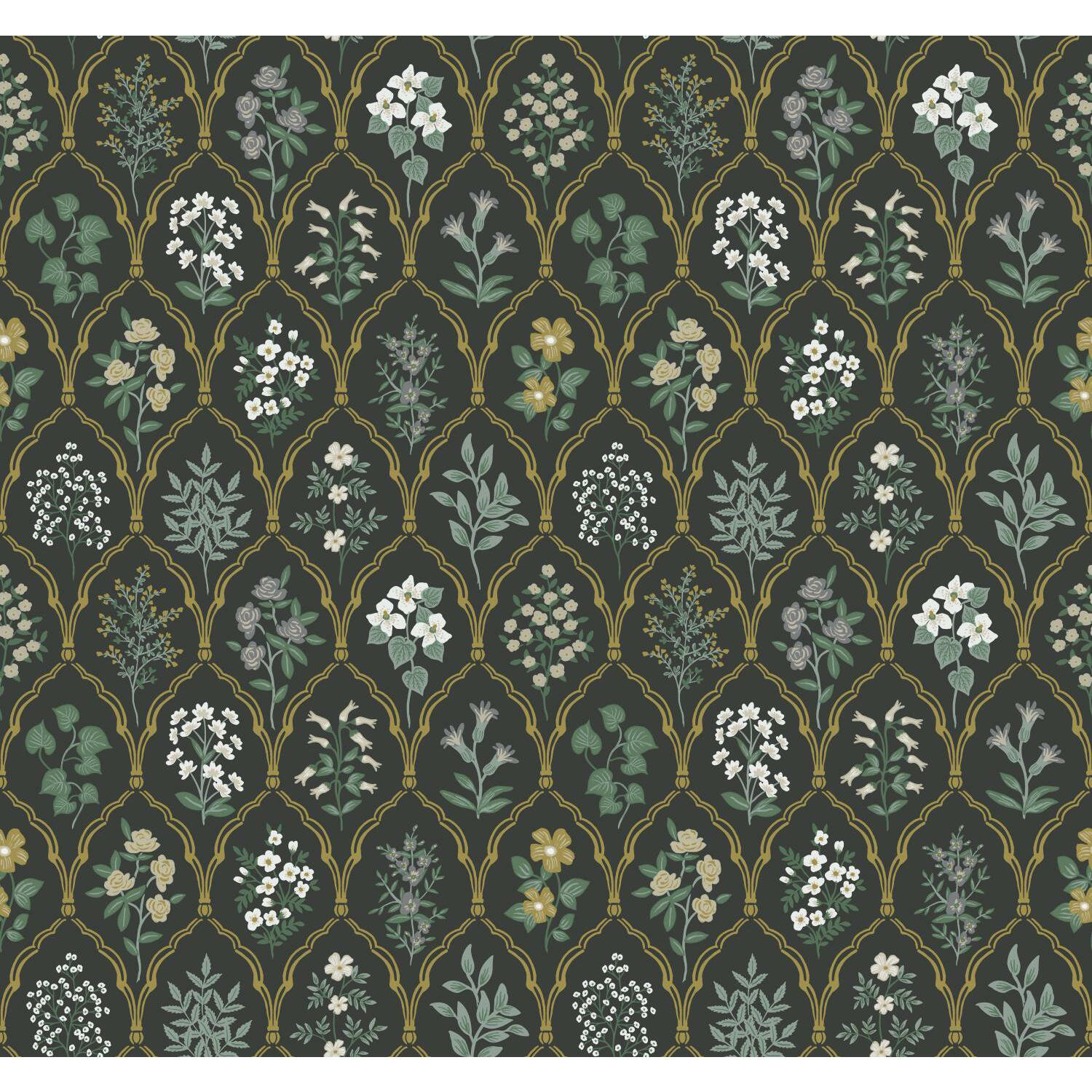 Rifle Paper Co. Hawthorne 27' x 27" Wallpaper & Reviews | Wayfair