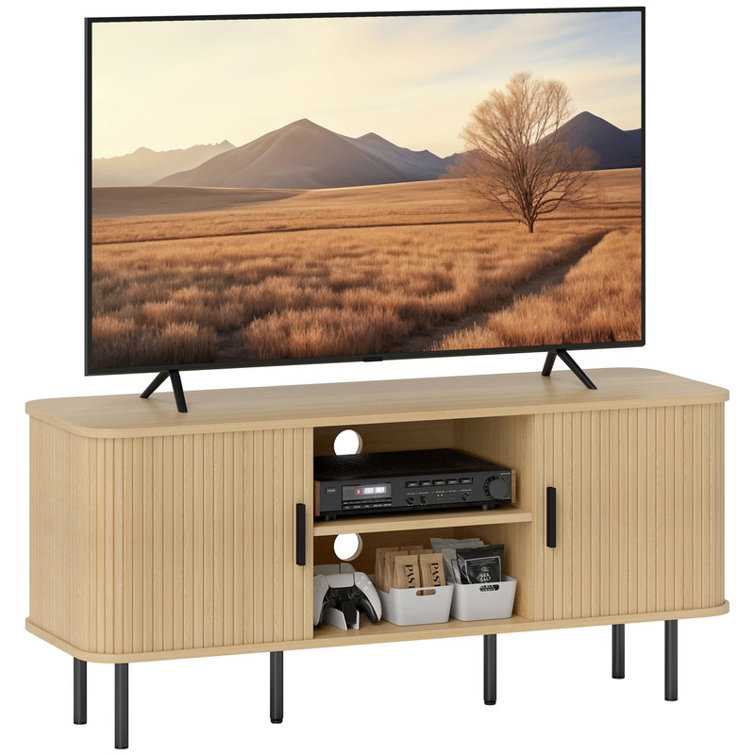 George Oliver Unfinished TV Stand for TVs up to 55" | Wayfair.co.uk