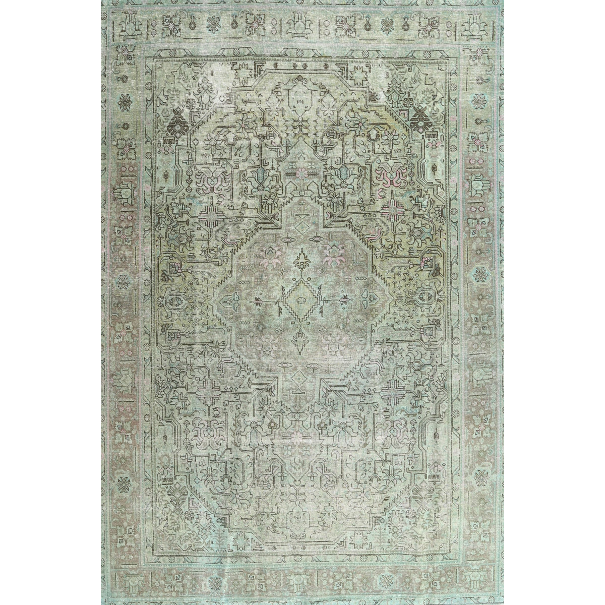 Bloomsbury Market Gaugain Traditional Gray/Sea Green Area Rug & Reviews ...