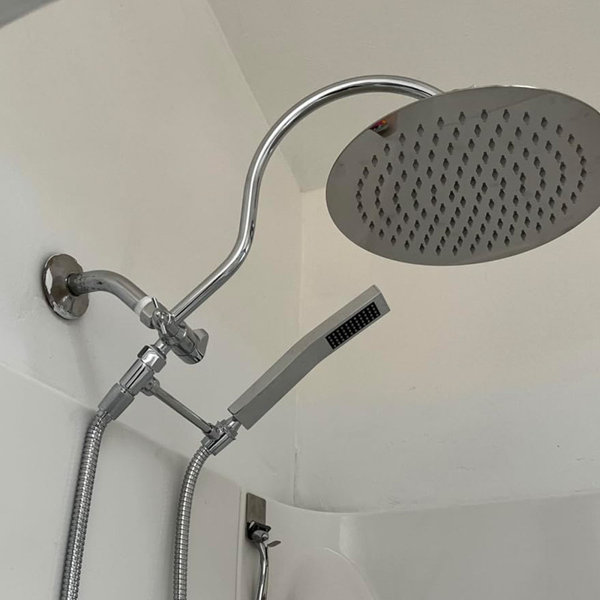 LIKOBI Metal Shower Head, 10'' High Pressure Rainfall Shower Head ...