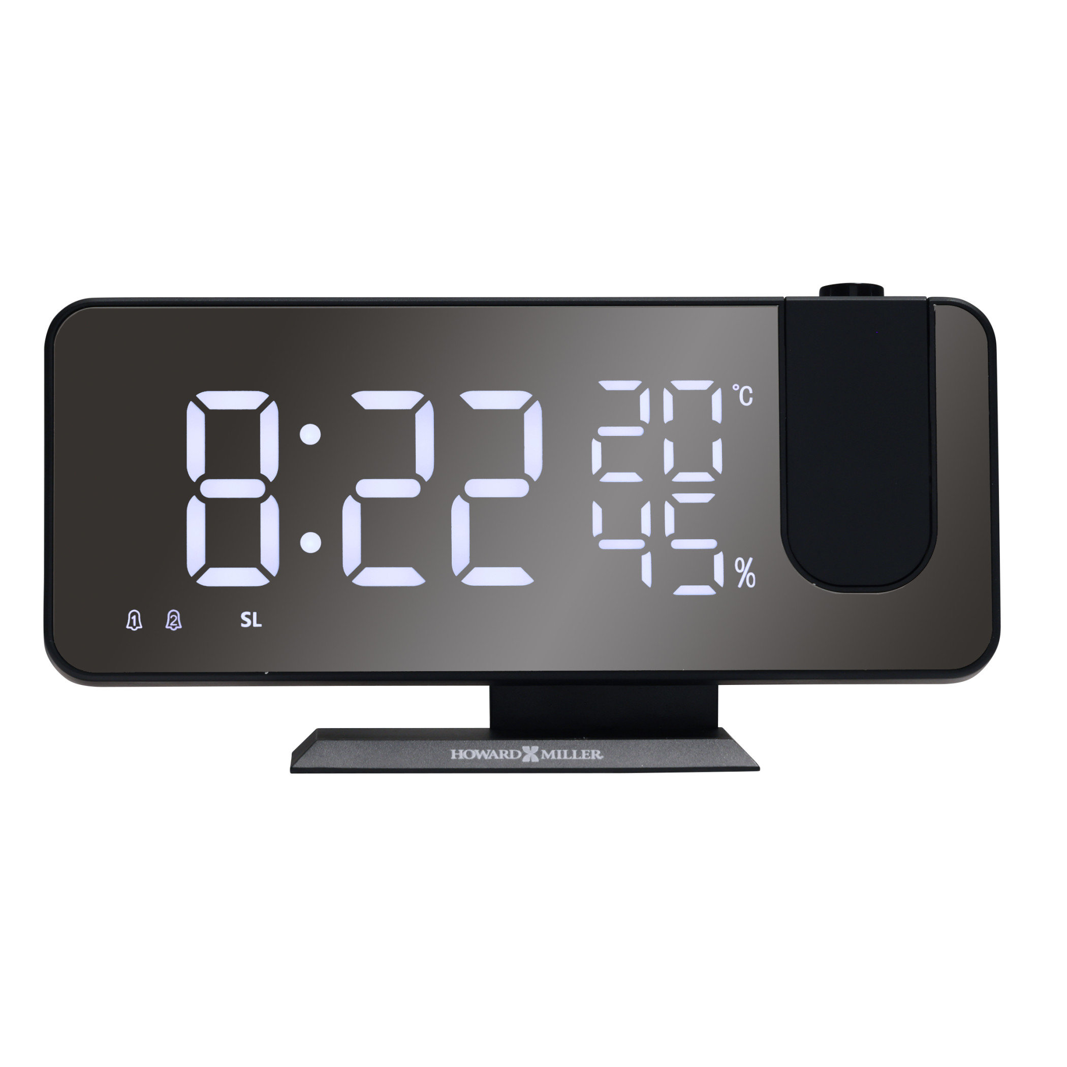 Howard Miller® Gable Tabletop Clock in Black/Silver - Wayfair Canada