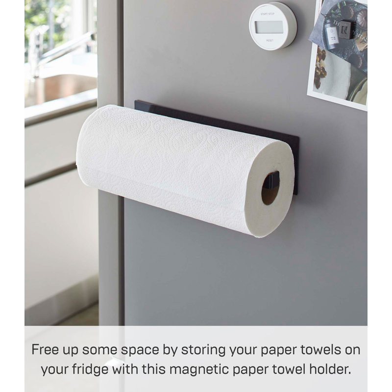 Yamazaki Home Tower Magnetic Wall Mounted Paper Towel Holder & Reviews ...