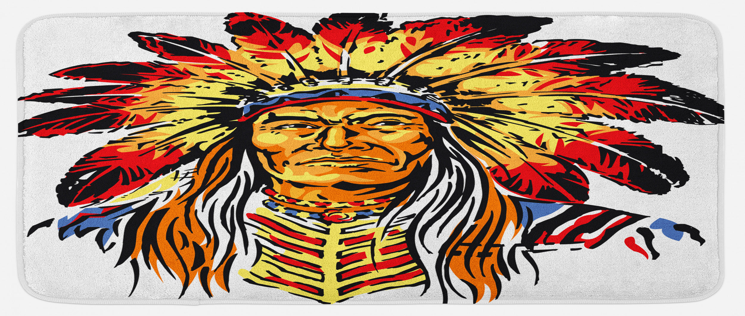 East Urban Home Chief In Vibrant Color Palette Hand Drawn Style ...