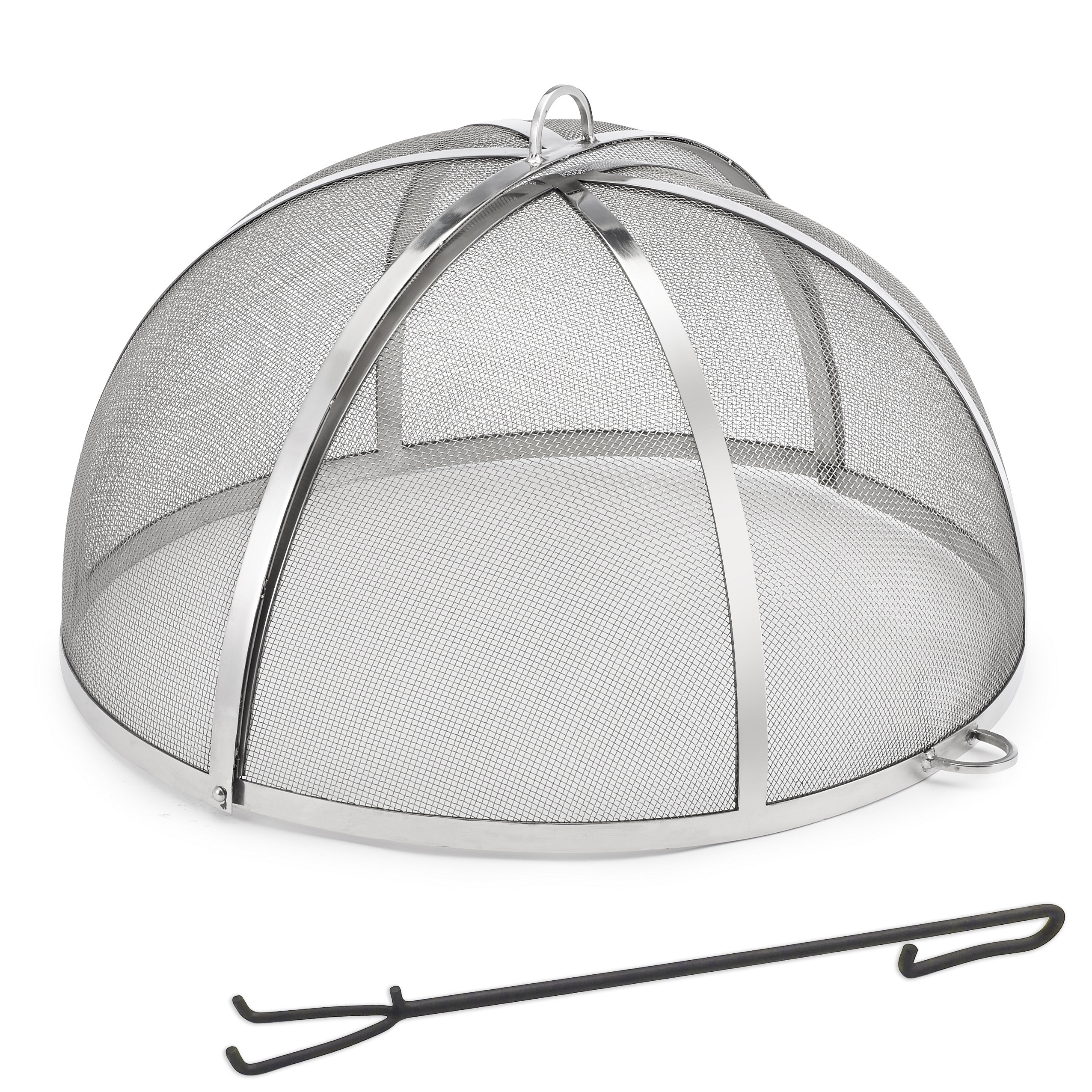 Good Directions Stainless Steel Round Fire Pit Spark Screen | Wayfair