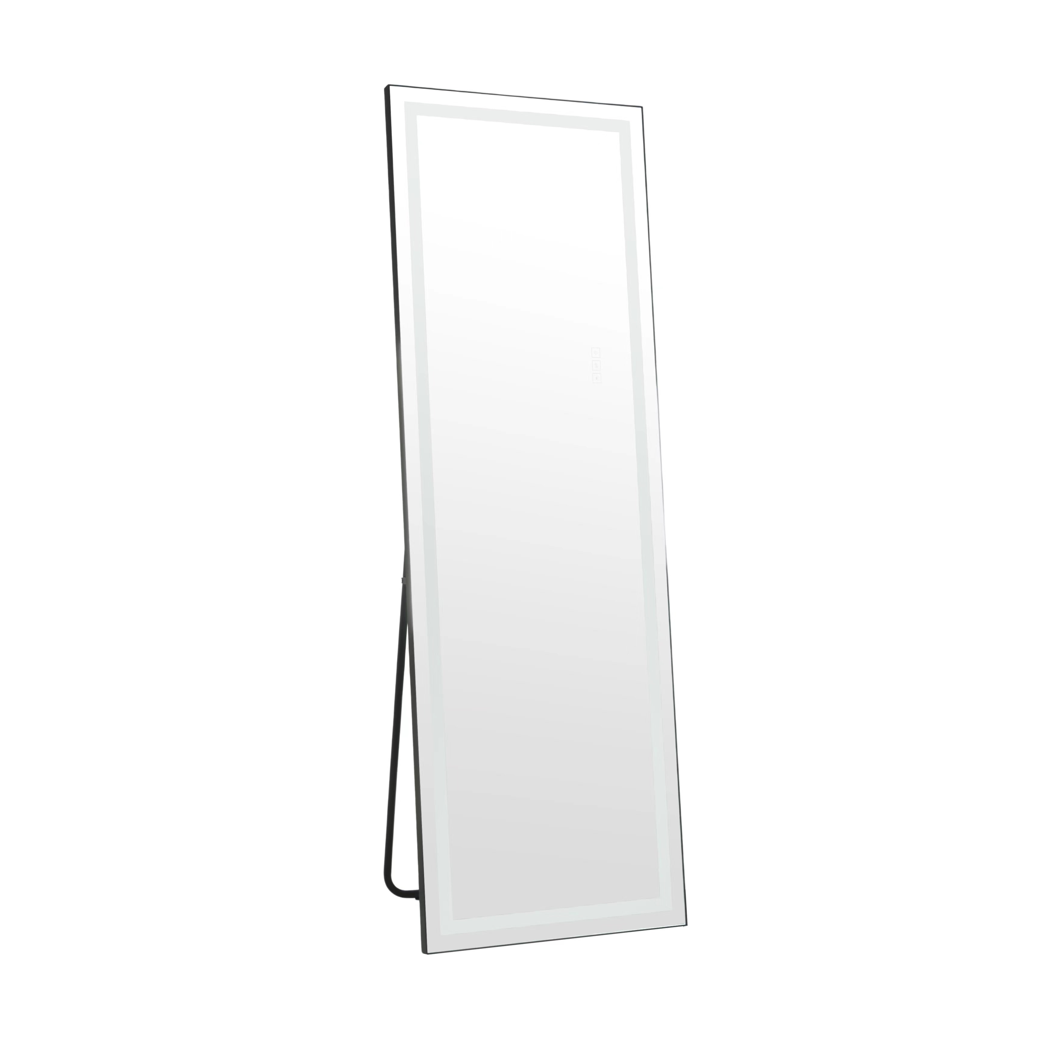 Brayden Studio® LED Mirror Full Length Mirror With Lights Wide Standing ...