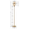 Mercer41 Taelyn 67'' Torchiere Floor Lamp | Wayfair