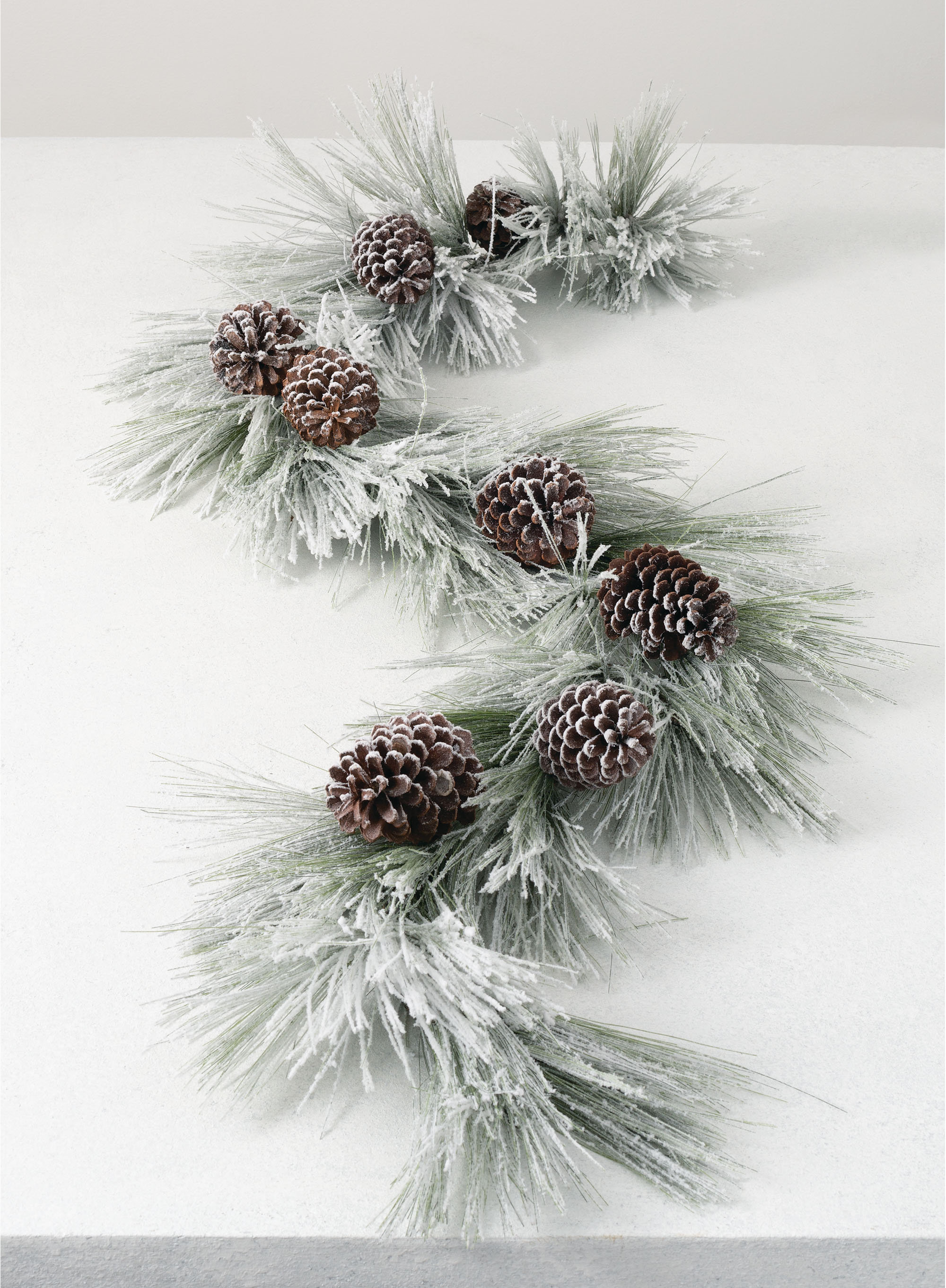 The Holiday Aisle® 6' Flocked Garland | Wayfair