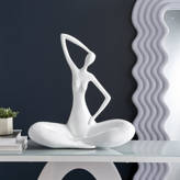 Orren Ellis Maxwellton White 12'' Ceramic Table Vase & Reviews | Wayfair