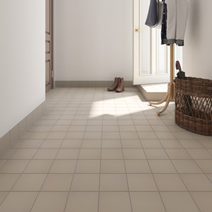 Daltile Quarry Textures 5" x 6" Cove Base in Matte Ashen Gray (9.15 ...