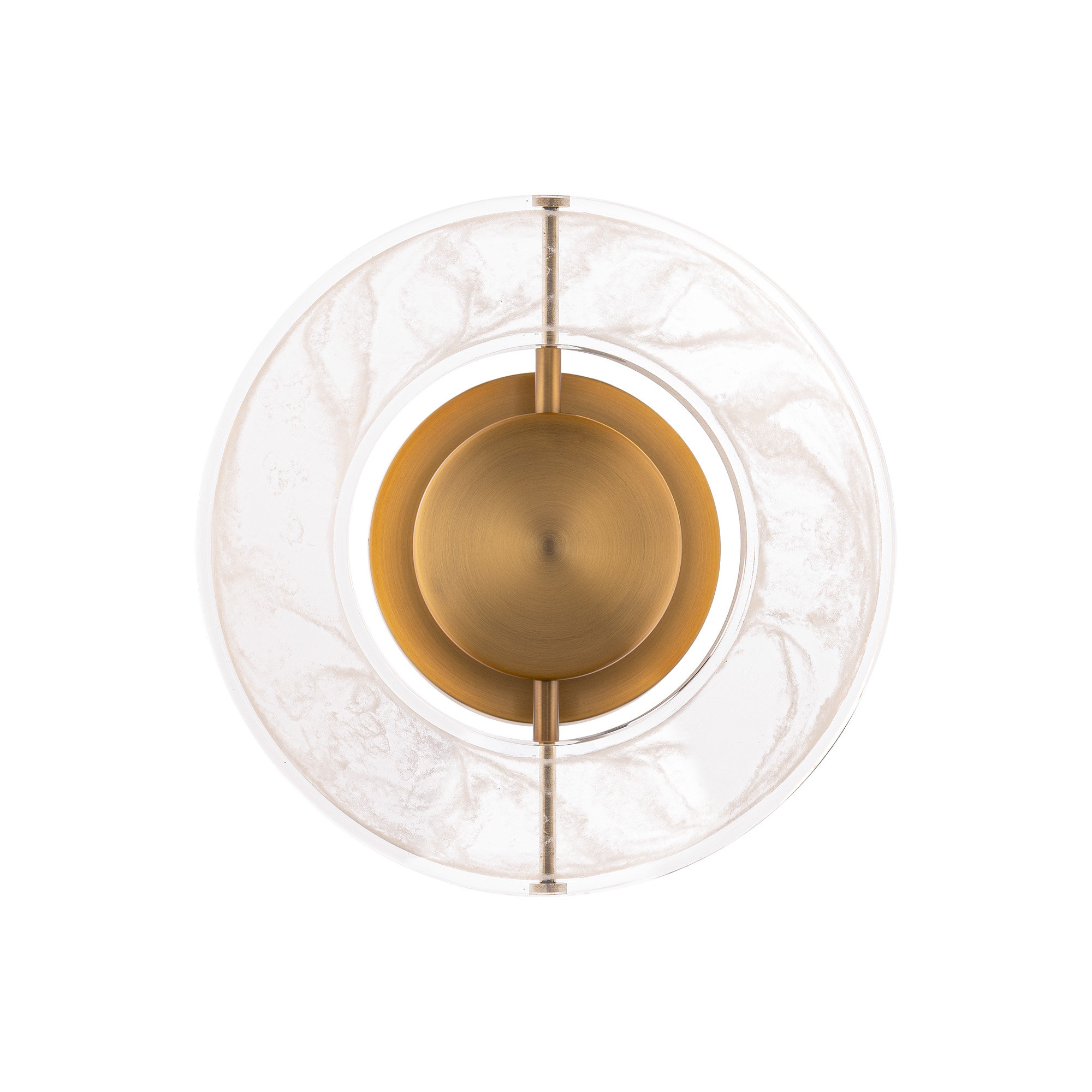 Modern Forms Corona Cymbal Aluminum LED Flush Mounted Sconce | Perigold