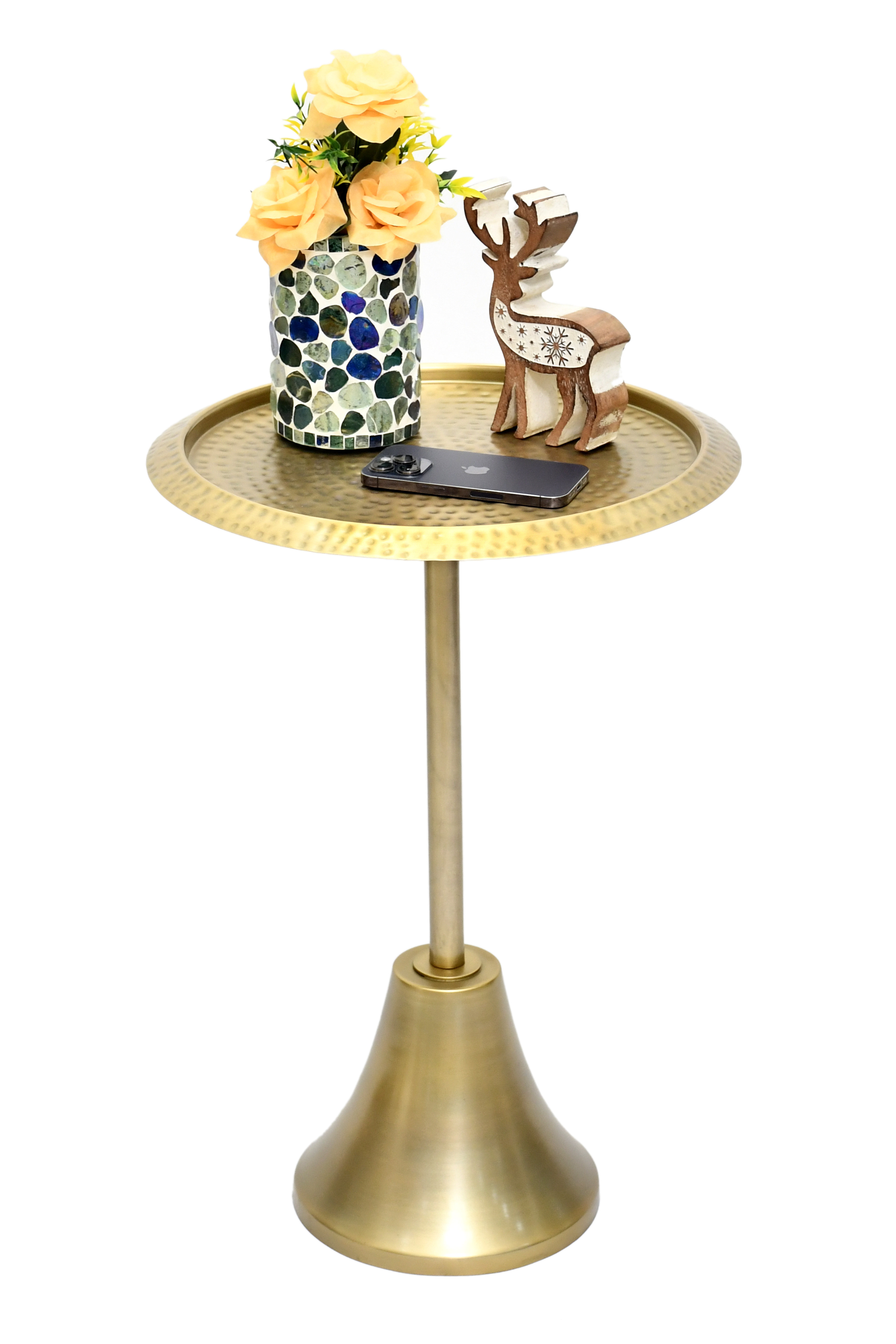 Ivy Bronx Marlo Metal Side/drink Table | Wayfair