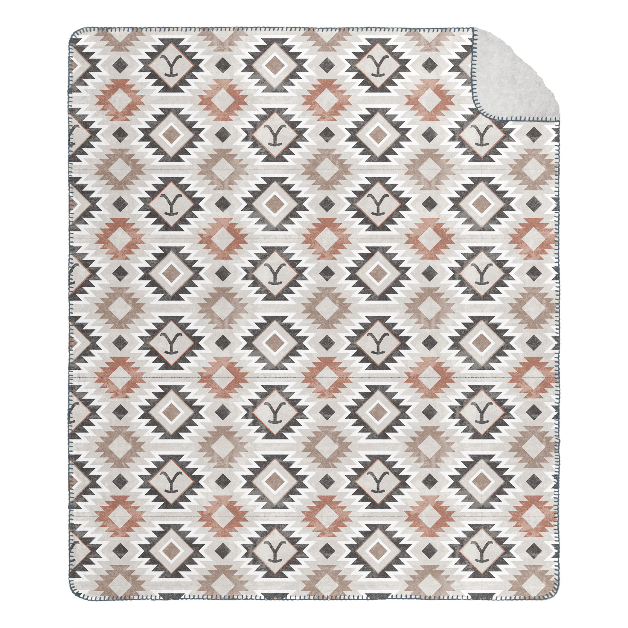 Northwest Paramount Yellowstone Dutton Montage Silk Touch Sherpa Rev ...