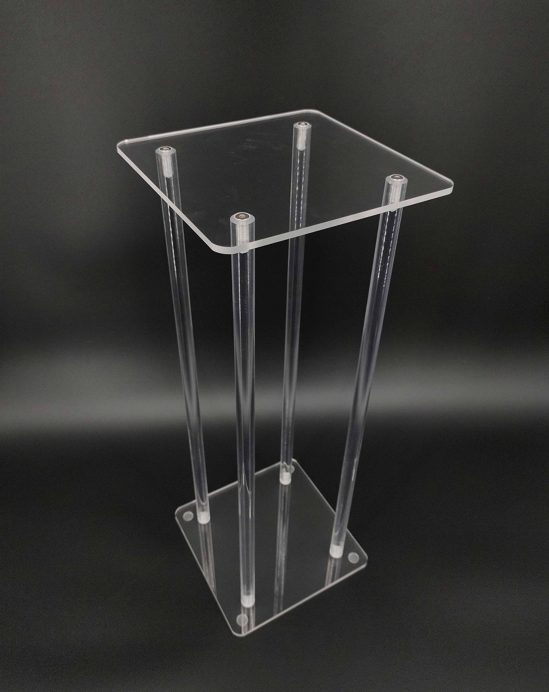 Latitude Run® Kammeron Tall Clear Acrylic Riser Transparent Plexiglass ...