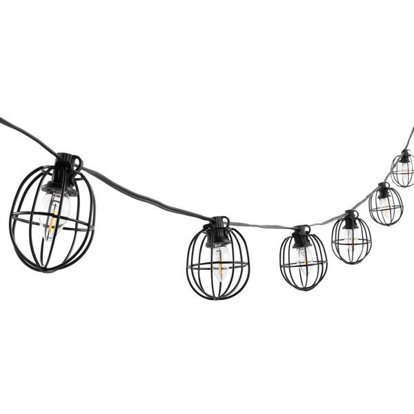 Joss & Main Baltimore 120' Outdoor 10 - Bulb Standard String Light (End ...