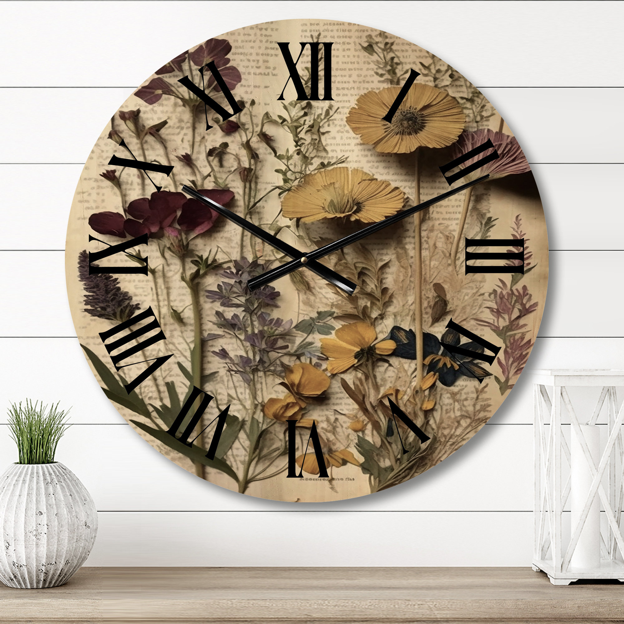 East Urban Home Dried Vintage Wildflowers V - Abstract Botanicals ...