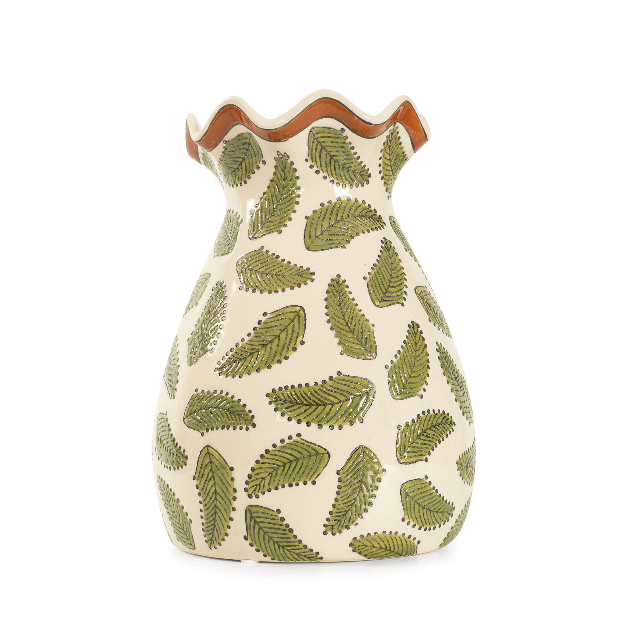 Lark Manor™ Clara Hand Painted Vase | Birch Lane