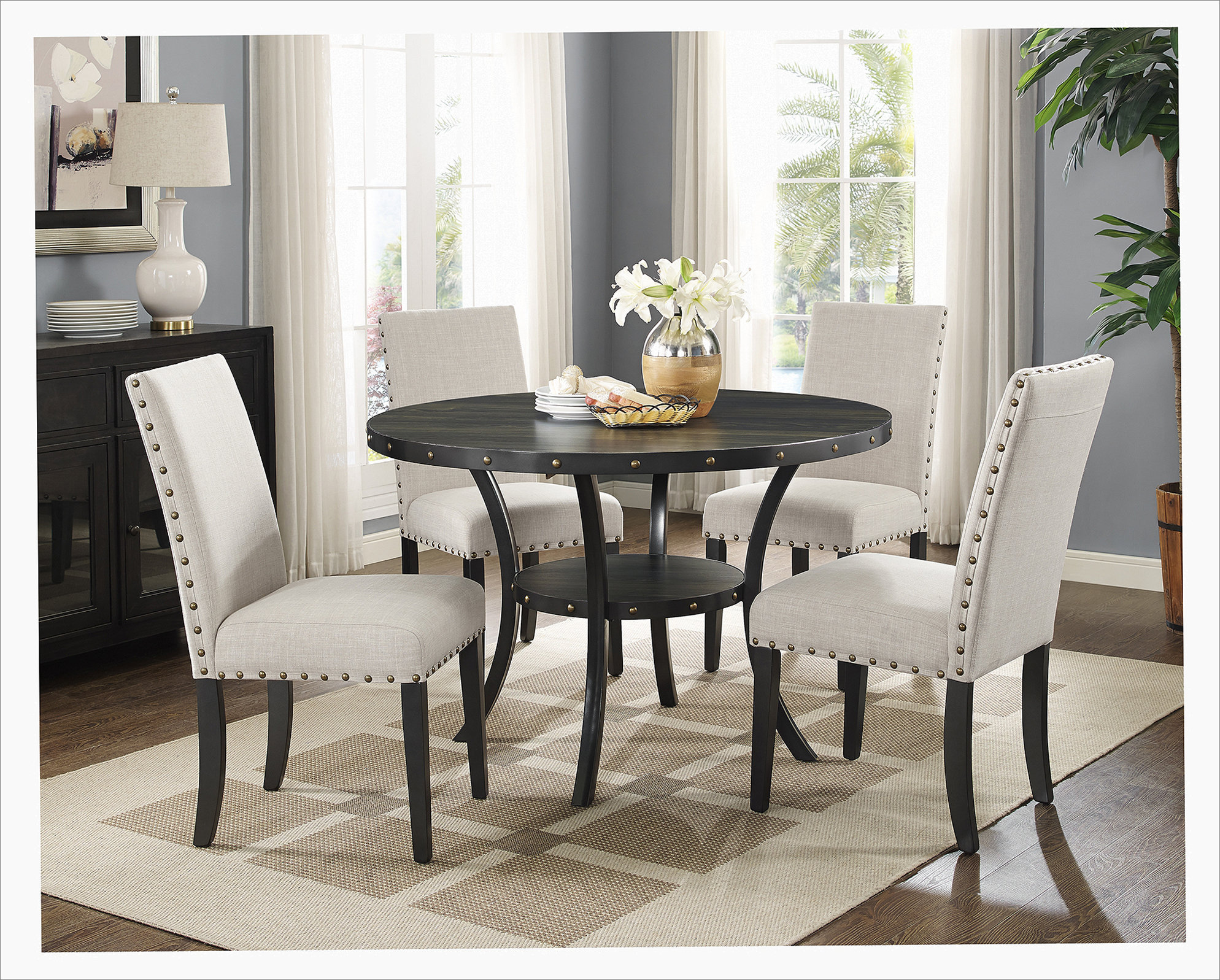 Winston Porter Biony Dining Collection Espresso Wood Railhead Dining Table - Wayfair Canada