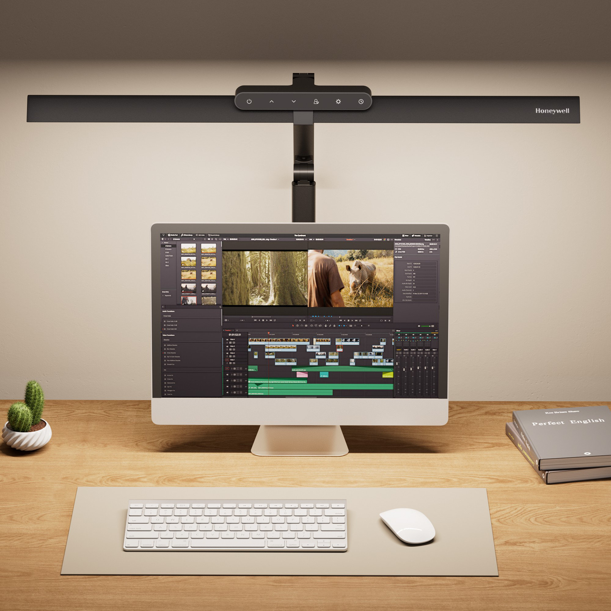 American Eco Living Honeywell Sunturalux Led Clip Desk Lamp – 1200lm ...