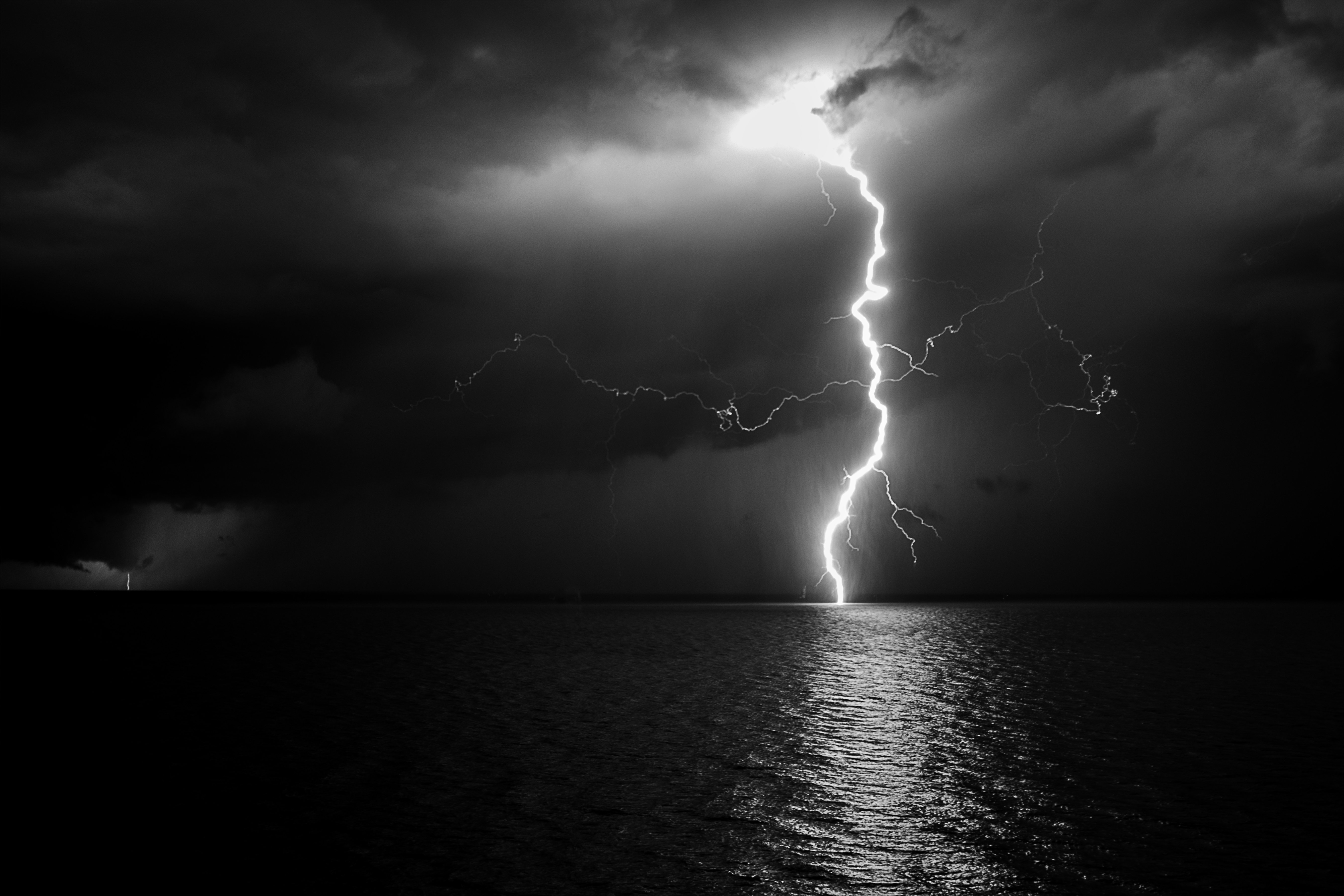 Ebern Designs Lightning by Avneroferphotography - Wrapped Canvas Print ...