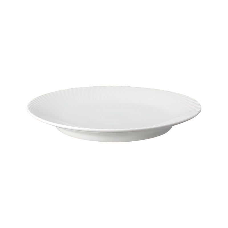 Denby Porcelain Arc White Medium Plate | Wayfair