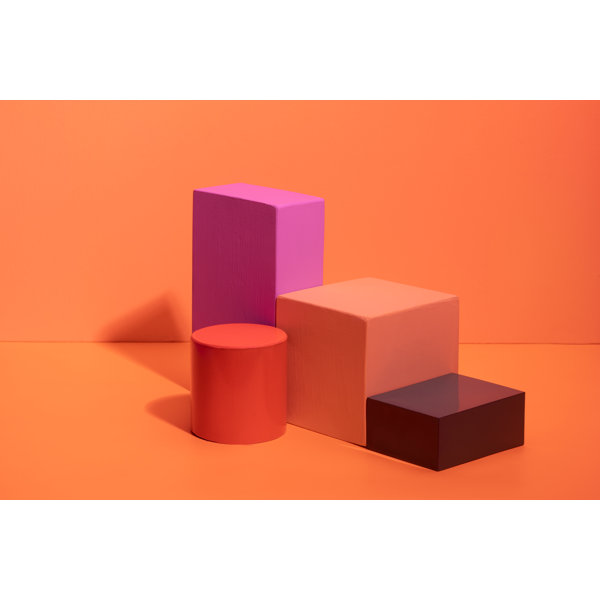 Ebern Designs Geometric Shapes - Wrapped Canvas Graphic Art | Wayfair.co.uk