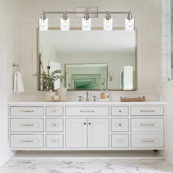 Latitude Run® Fosque 5 - Light Vanity Light & Reviews | Wayfair