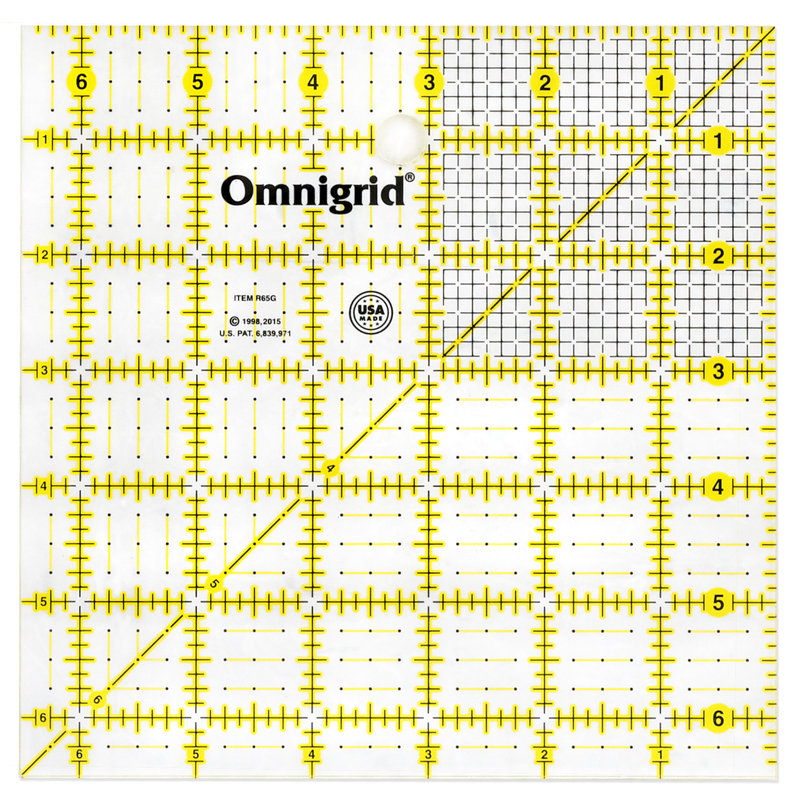 Omnigrid Square Quilting Ruler Value Pack (4-1/2", 6-1/2", 9-1/2" & 12 ...