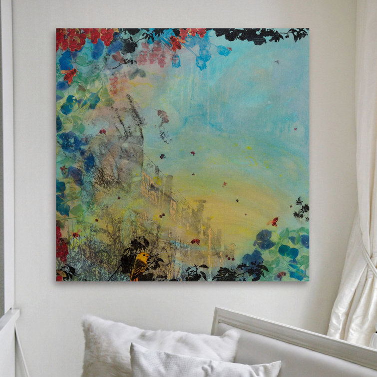 Marmont Hill 'Foraging Bees' by Tracy Silva Barbosa Print of Painting ...