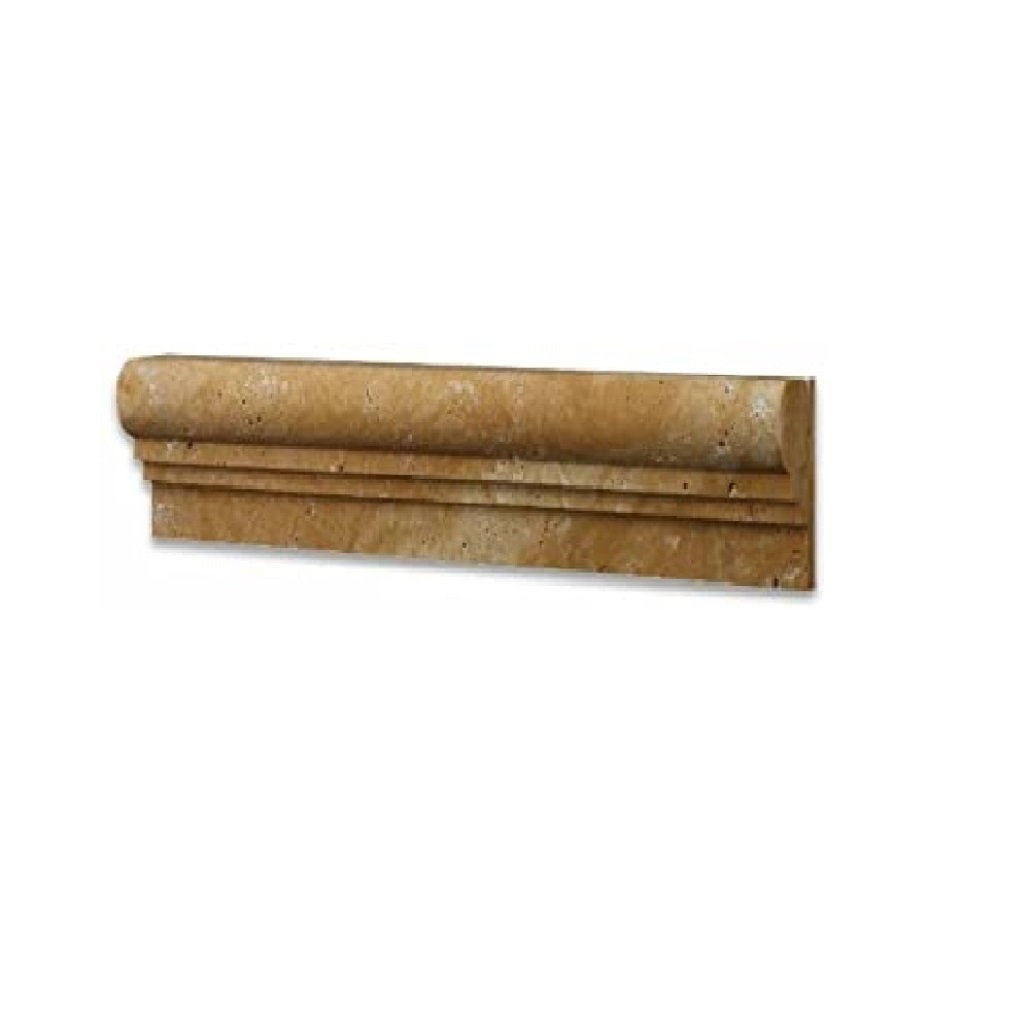 Stone & Tile Shoppe, Inc. Golden Sienna 2" x 3" x 12" Corner Ogee Trim ...