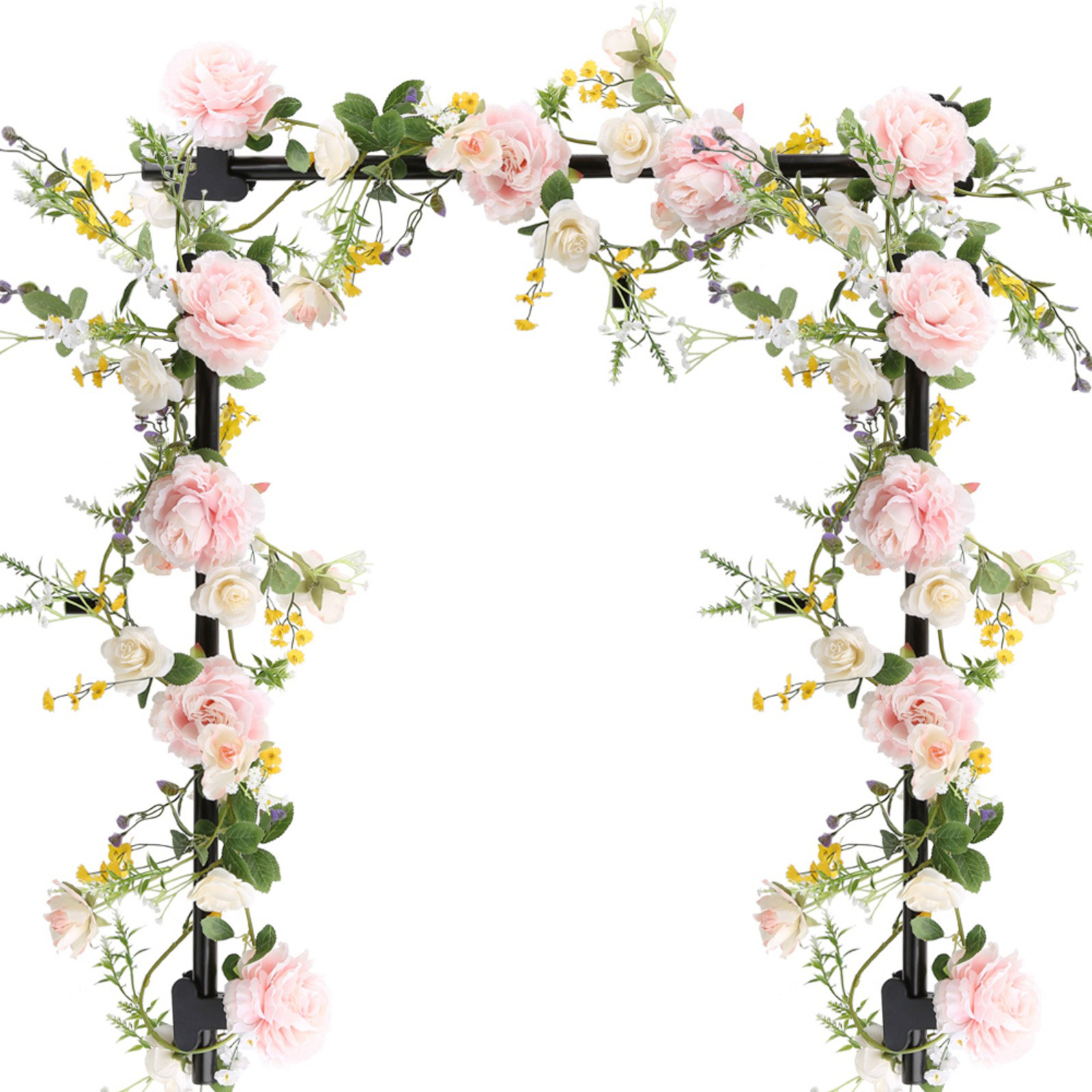 Dakota Fields Arch Artificial Flower Rose Arch Artificial Garland ...