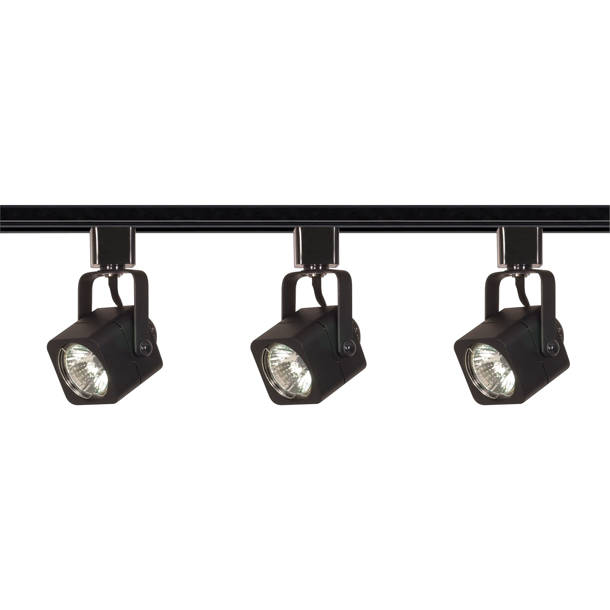 Rainbow Lighting 48'' 3 -Light Standard Track Lighting Track Kit with ...