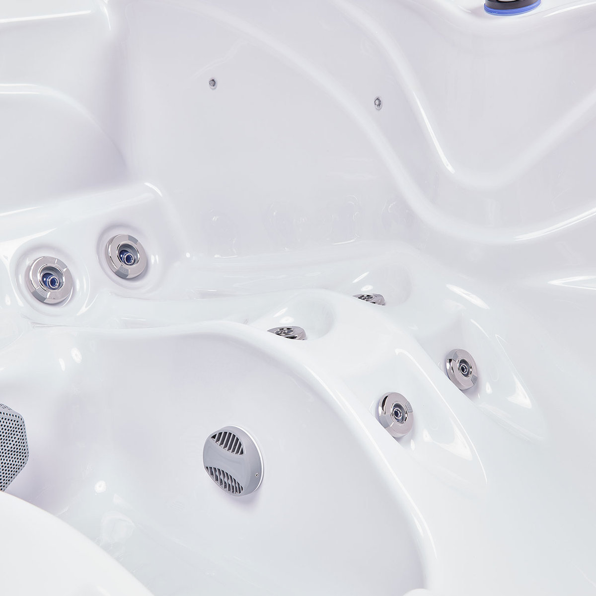 Bueno Spa Buenospa Atlanta 3-Person 37-Jets Acrylic Hot Tub with Cover ...