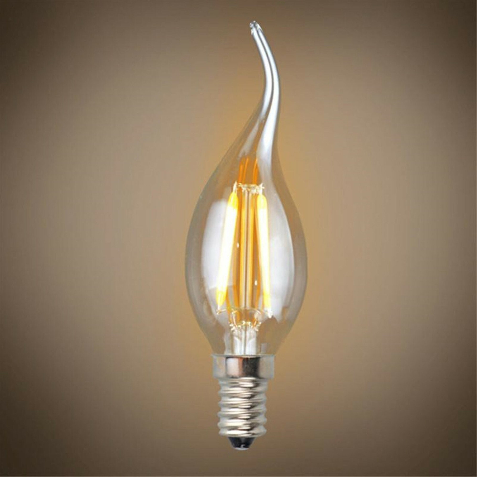Symple Stuff C35 Dimmable LED Candle Light Bulb Amber | Wayfair.co.uk