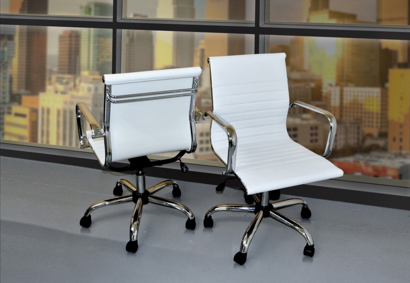 Orren Ellis Theta Solid Wood Rectangle Conference Table with 10 Chairs ...