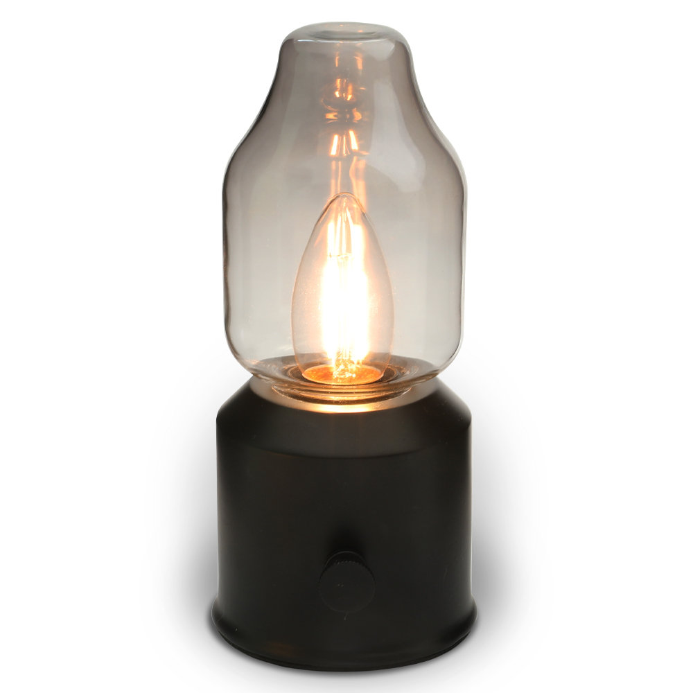 Winston Porter Rodge Vintage Oil Lamp Style Creative Glass USB Camping ...