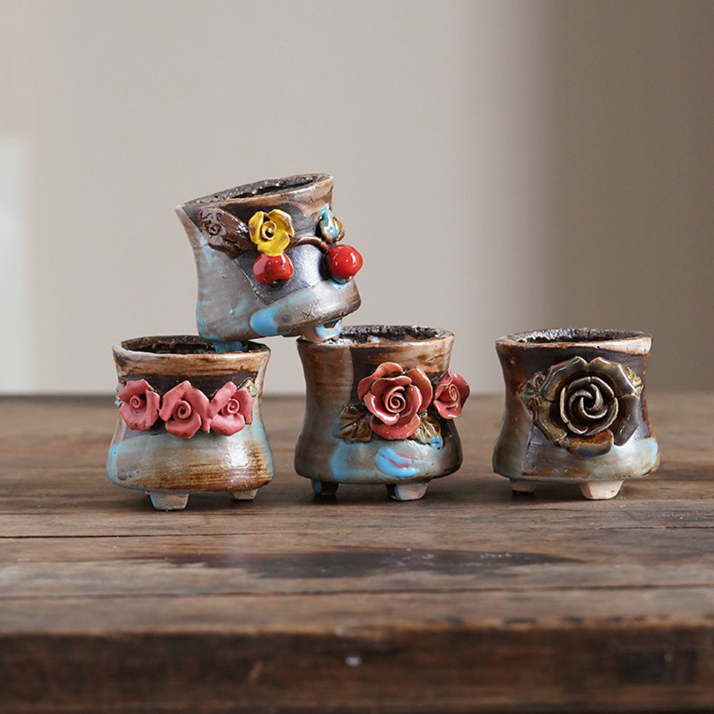 Bungalow Rose Pots For Plants With Drainage Holes - Wayfair Canada