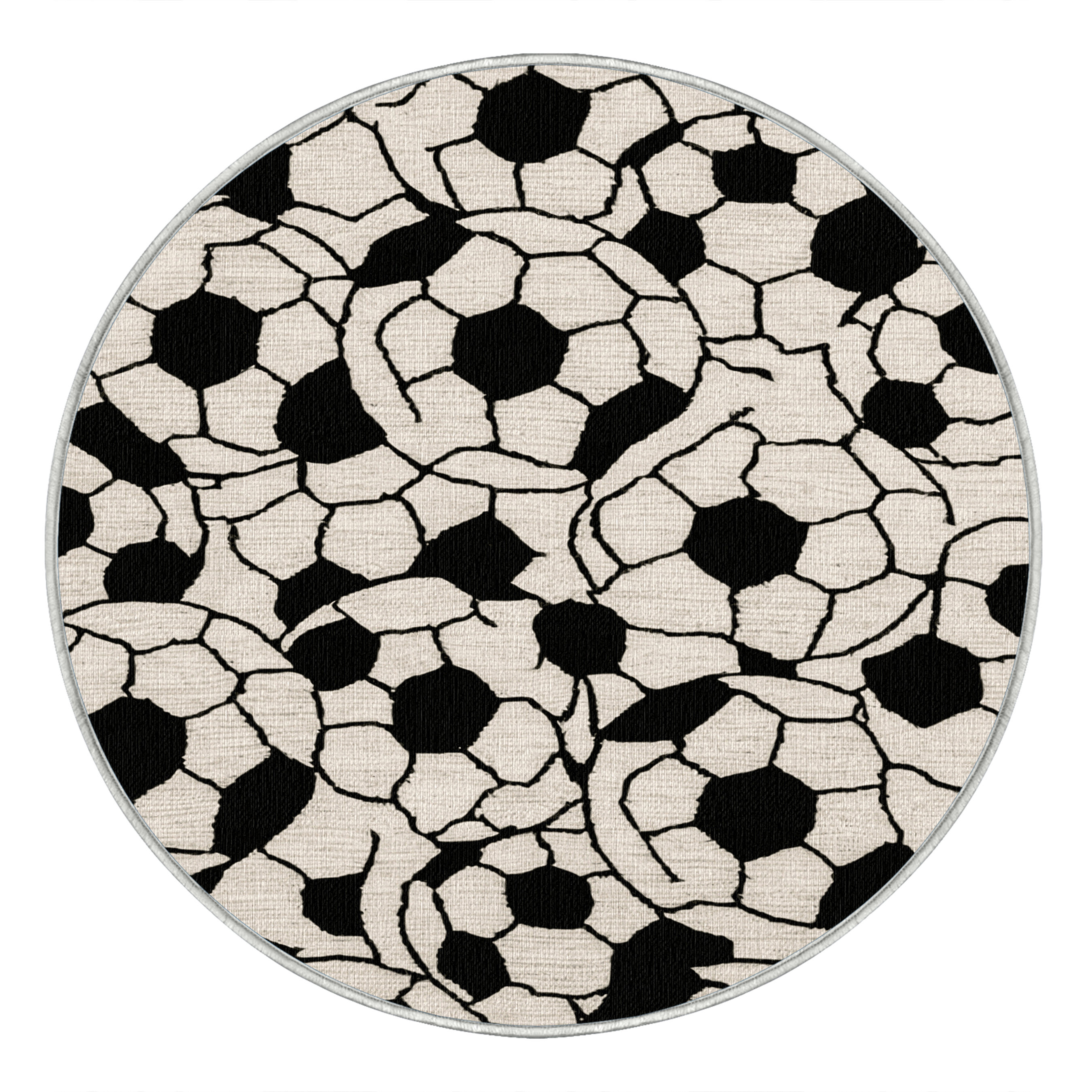 Hokku Designs Washable Soccer ball Sports Area Rug | Wayfair