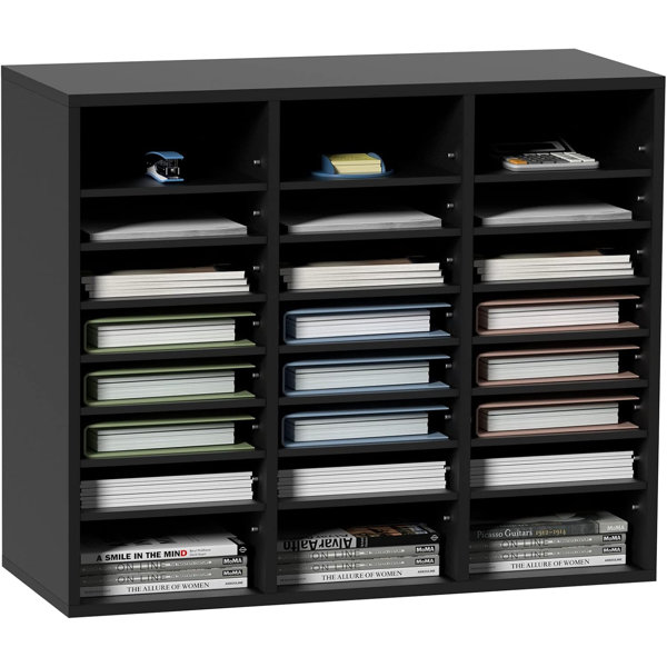 MAGNUM APPLIANCES 24 Compartments Office Mailbox with Adjustable ...