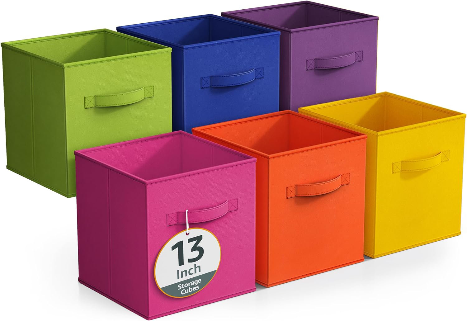 Sorbus 6 Pack 11" Foldable Storage Cubes with Handles | Wayfair
