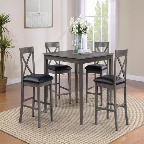 ZEZEMAOYI Table + 4 Stools | Wayfair