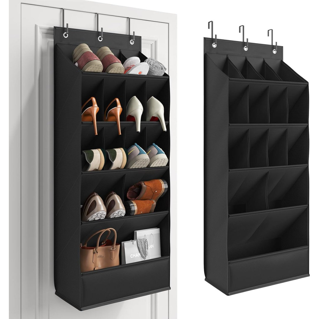 Rebrilliant Over The Door Shoe Organizers, Hanging Shoe Organizers With ...