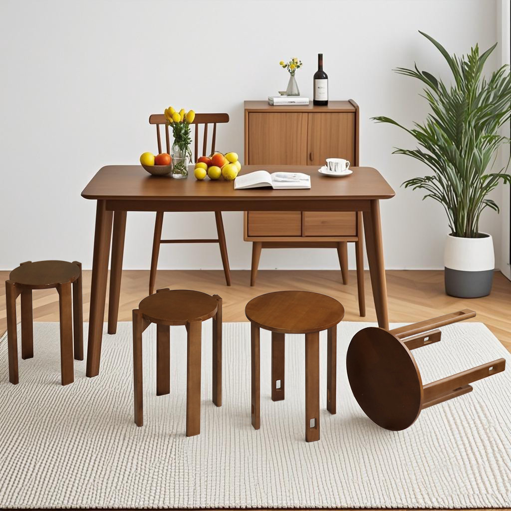 Latitude Run® Household Stools, Fragrant And Enjoyable, Solid Wood ...