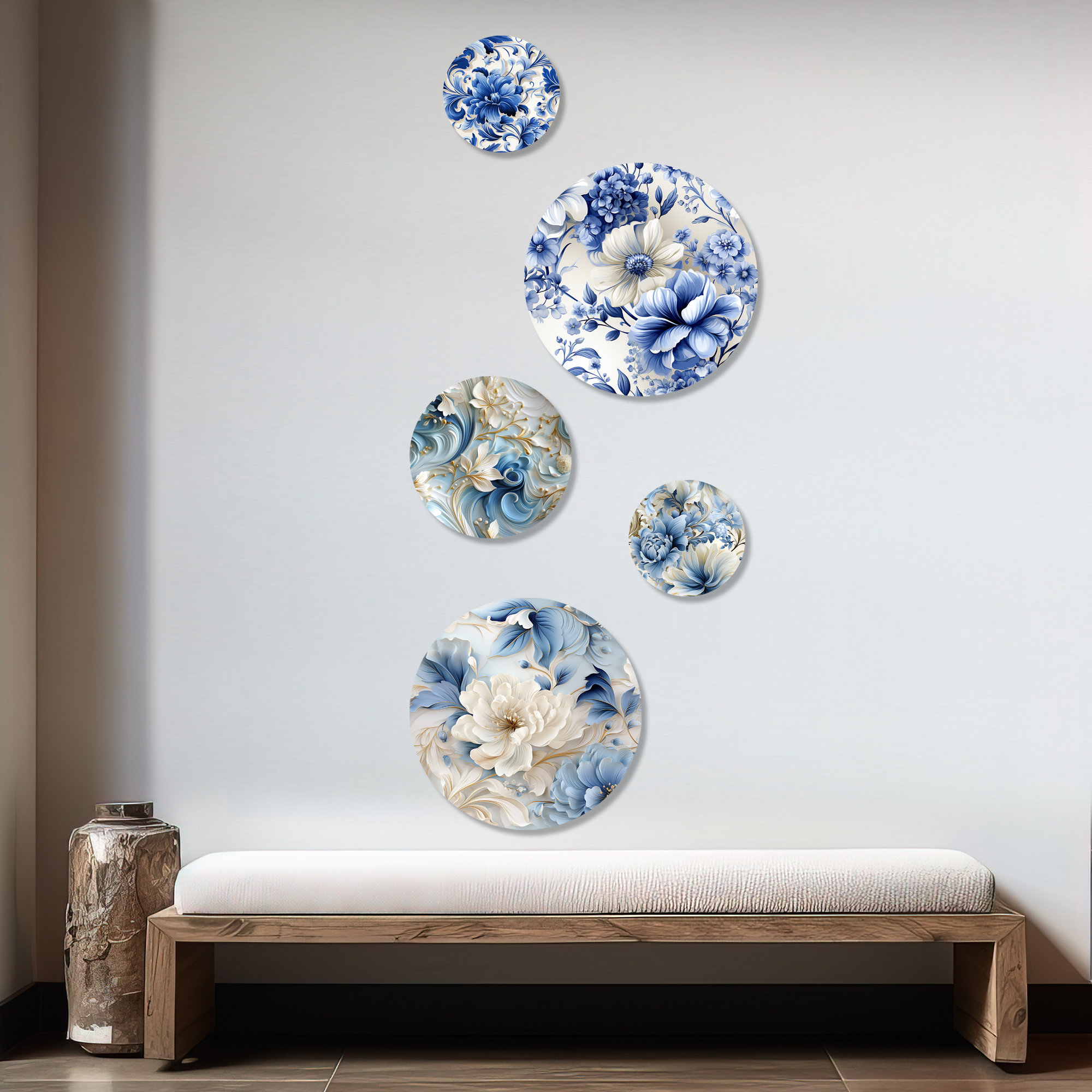 Design Art Ethereal Rococo Swirls Victorian Pattern I - Floral Floral ...