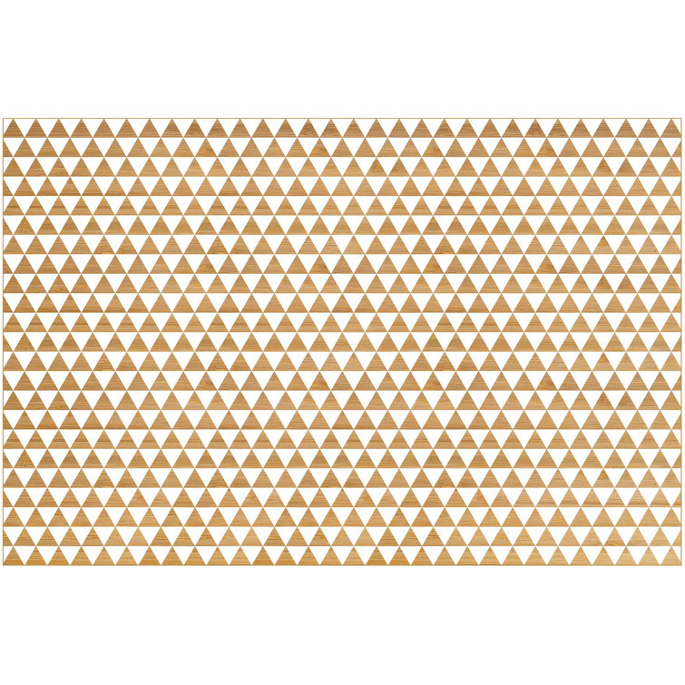 George Oliver Amber Yellow/White Rug | Wayfair.co.uk