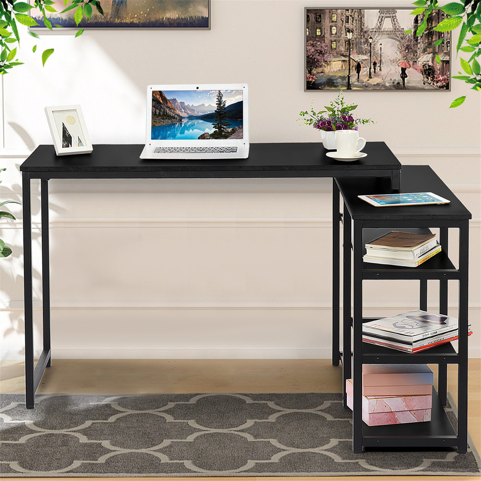 17 Stories Linchvale L-Shape Desk | Wayfair