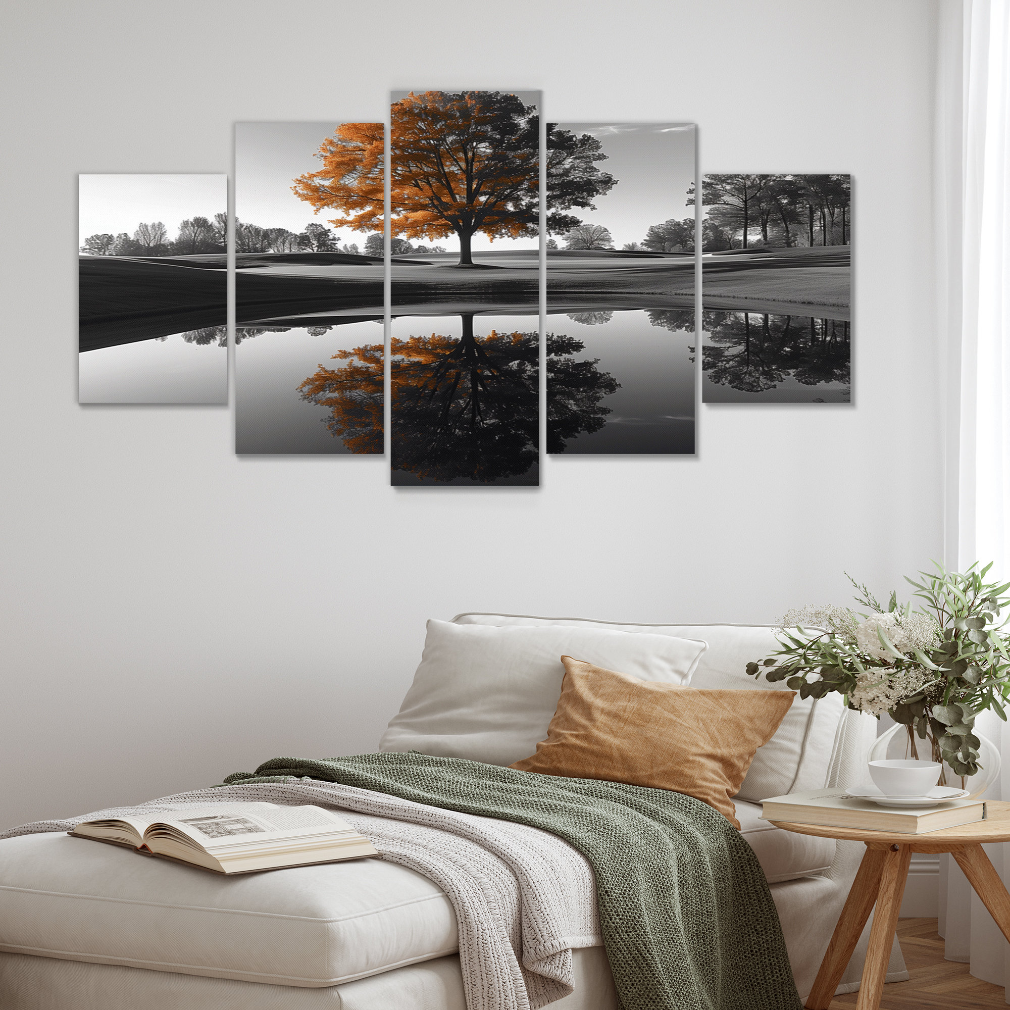 Latitude Run® Elegant Autumn Country Club Tree Escape - Country Clubs ...