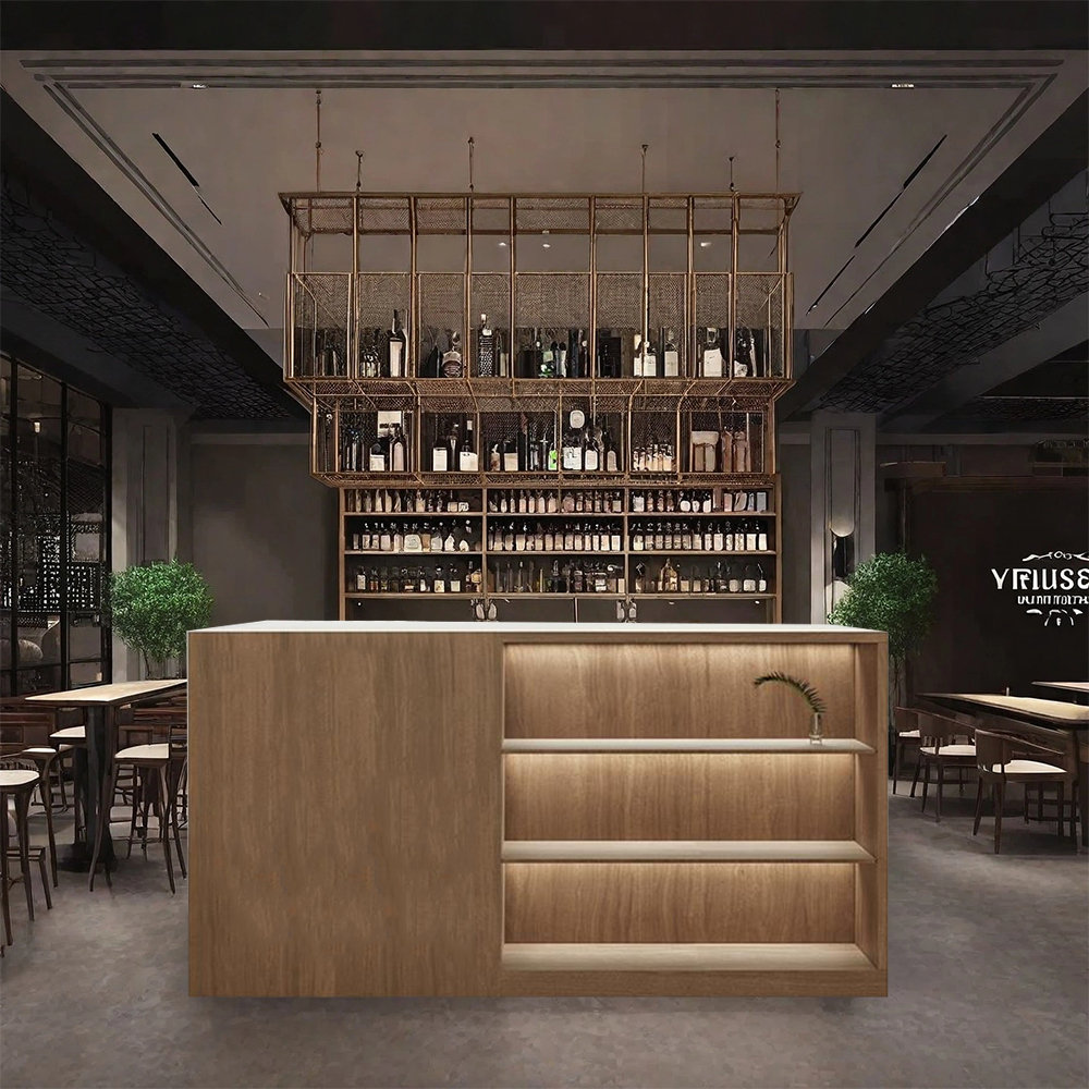 Orren Ellis Modern Style Bar Counter – Contemporary Design for Homes ...