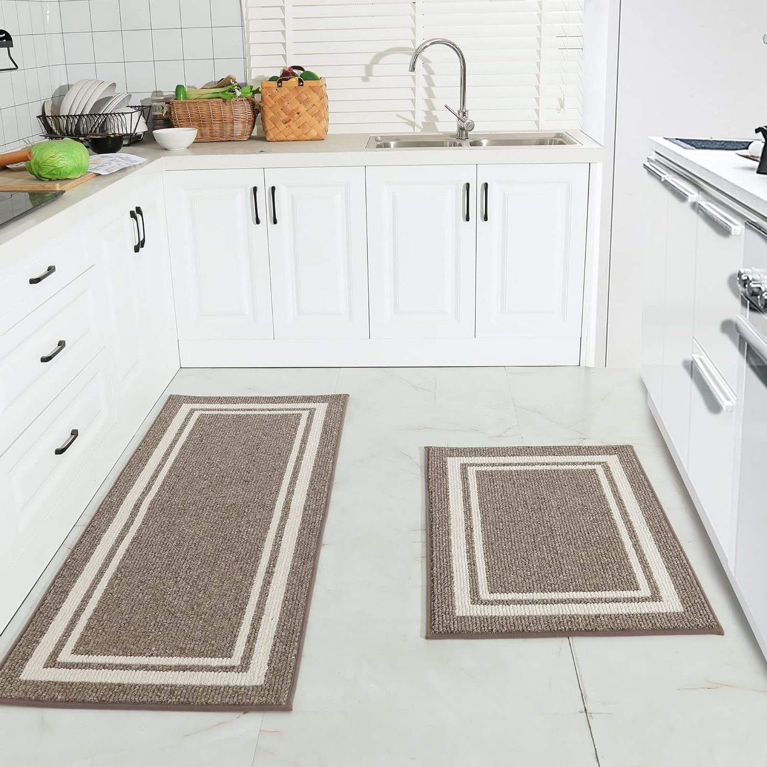 Prep & Savour Kitchen Rugs, Non-Slip, 24X35/24X60 Inch Thick ,Standing ...