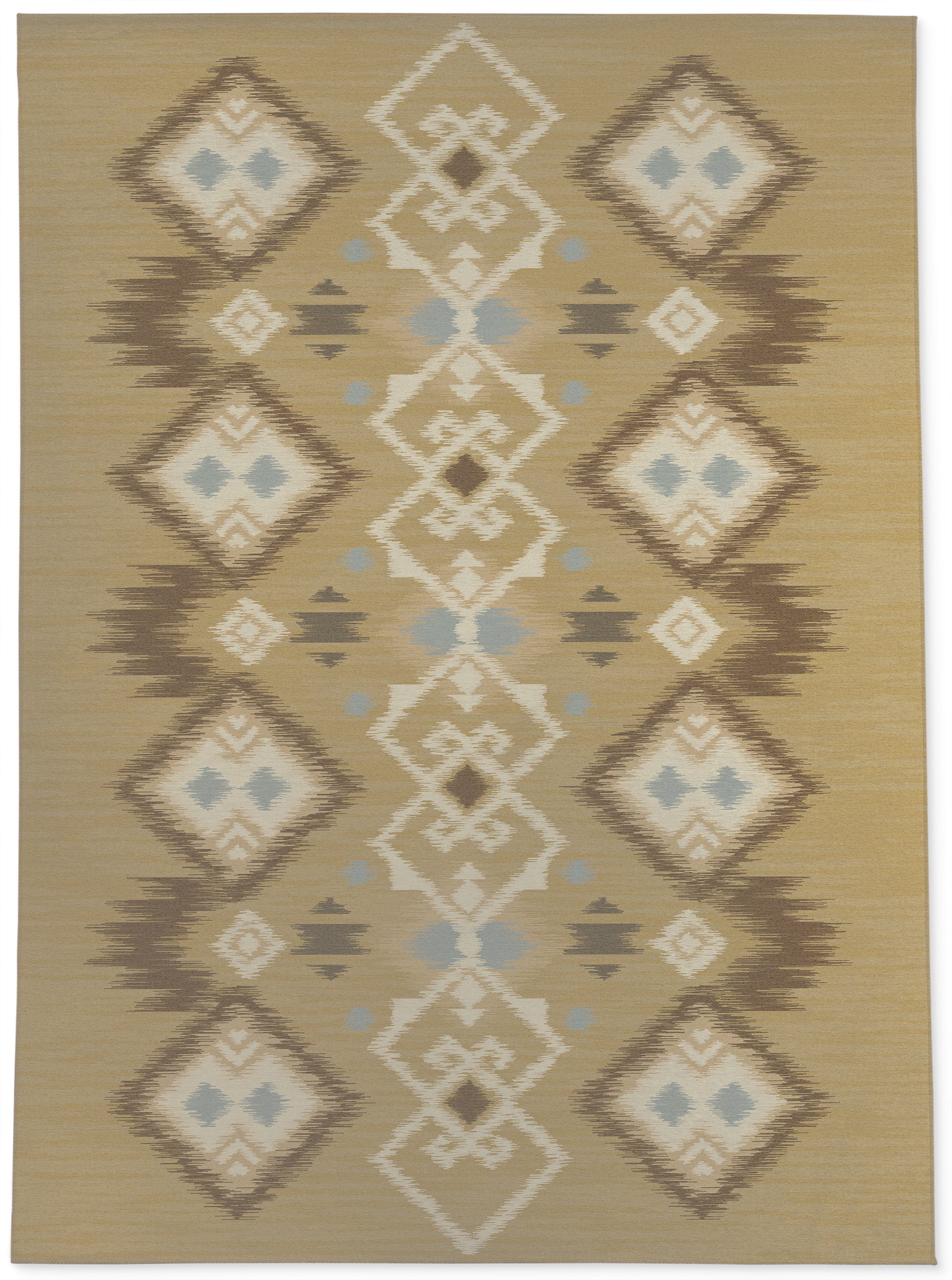 Dakota Fields Alfonso Ikat Tan Area Rug | Wayfair